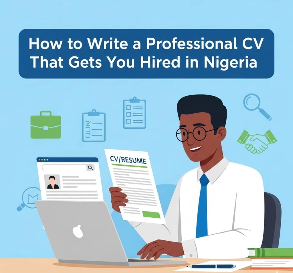 How to Write a Professional CV That Gets You Hired in Nigeria (Template ...